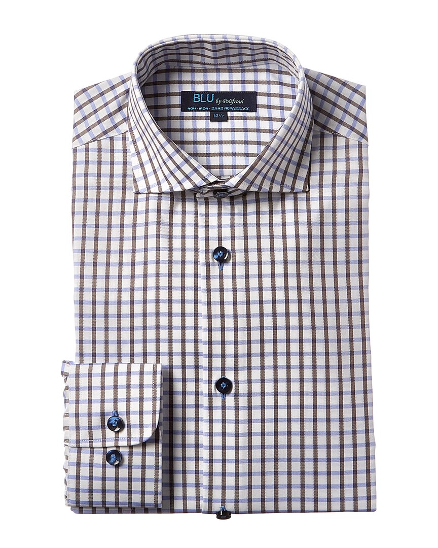 Blu Modern Fit Dress Shirt In Blue - 76% Off | Editorialist