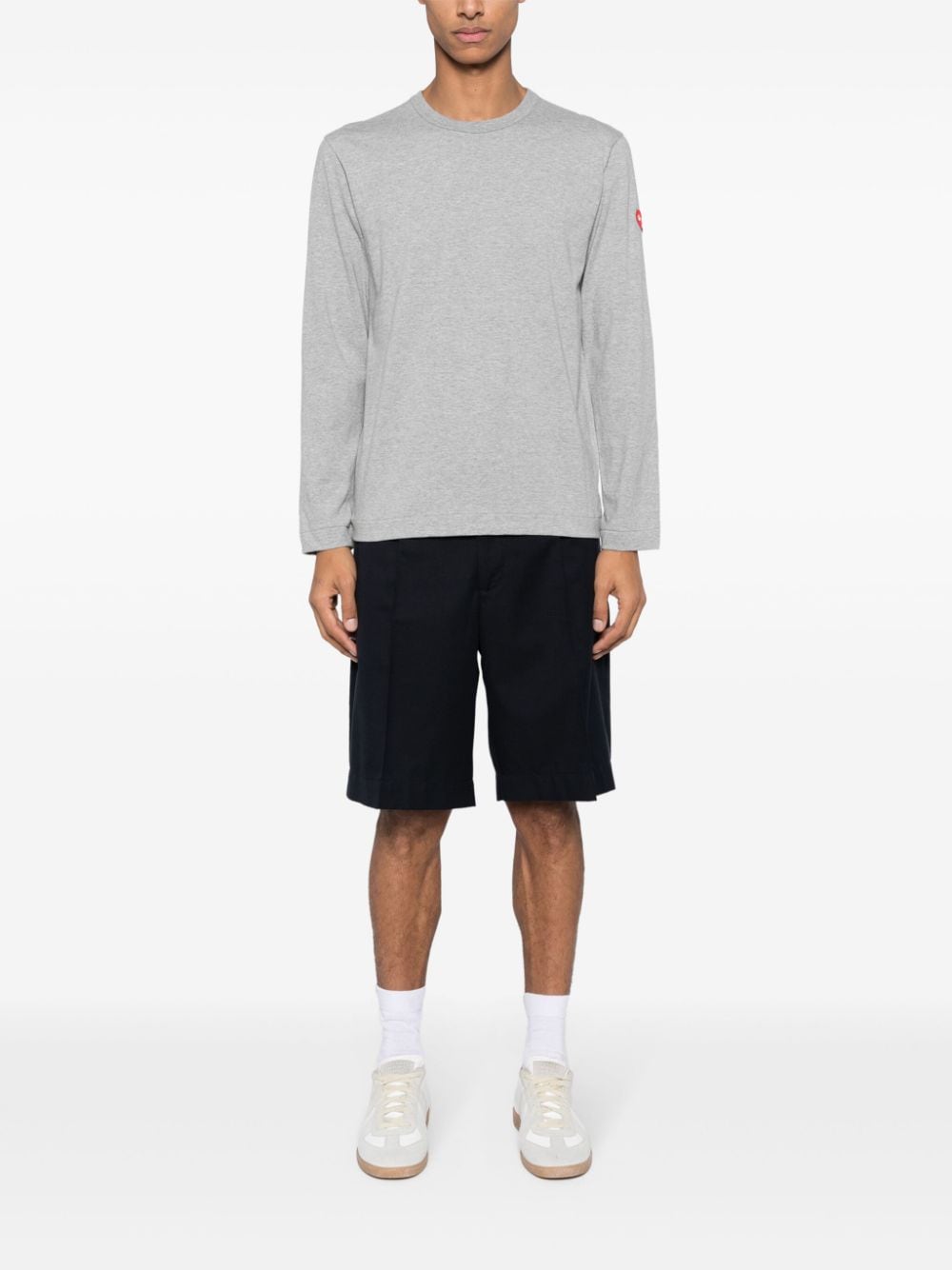 PLAY COMME DES GARCON x the artist invader pixelated-appliqué t-shirt