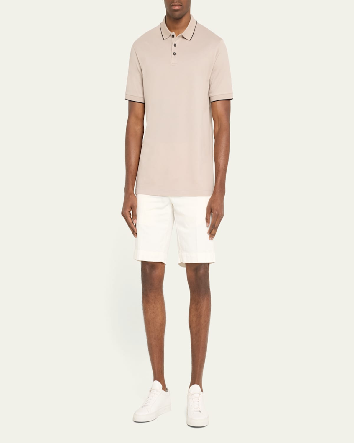INCOTEX Incotex Chinolino Straight Leg Shorts