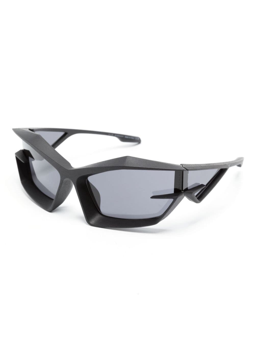 Givenchy Crystal-Embellished Shield Sunglasses In Black - 30  display picture 1