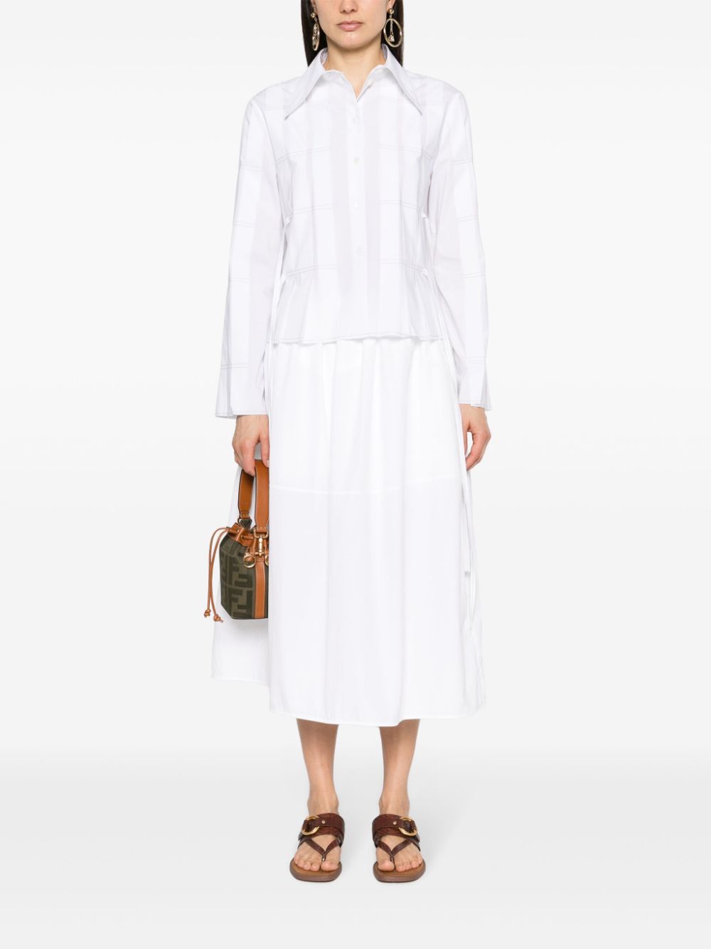 ALBERTA FERRETTI Alberta Ferretti Pleat-Detail Shirt
