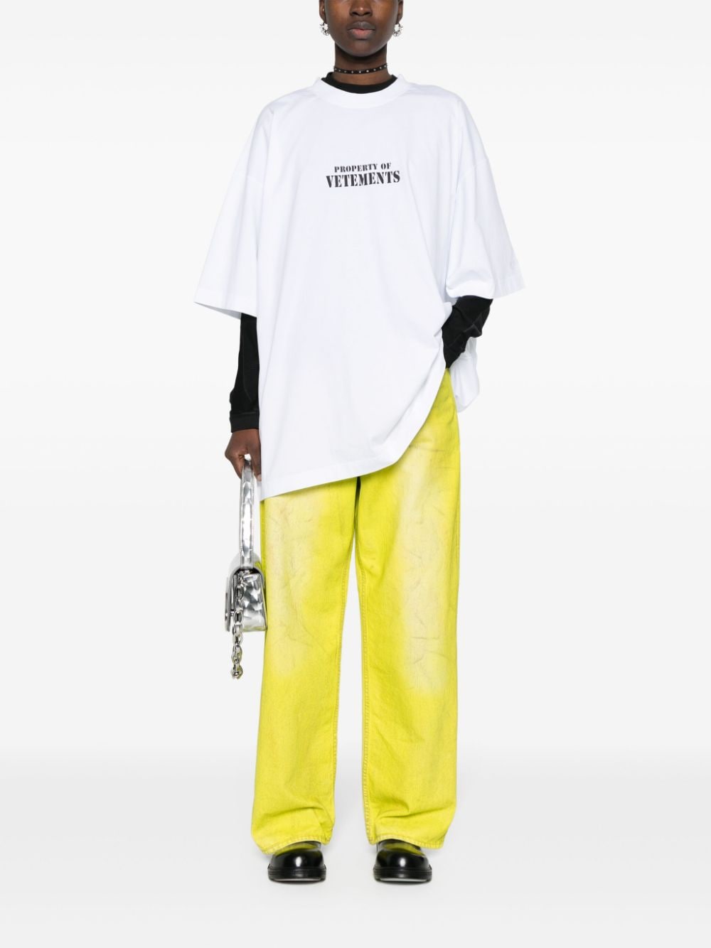 VETEMENTS VETEMENTS Logo-Print Cotton T-Shirt