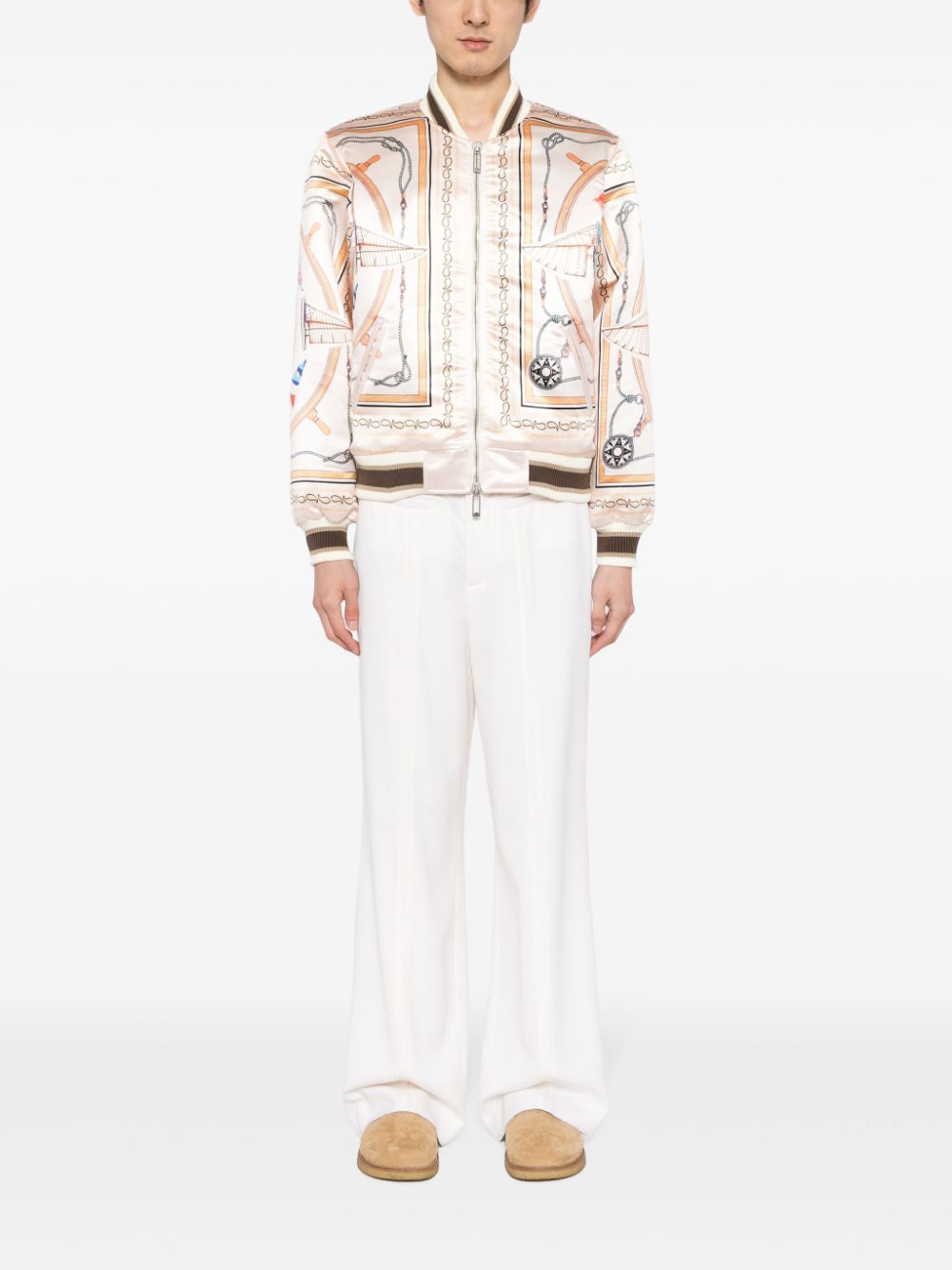 RHUDE RHUDE x Nautica Satin Bomber Jacket