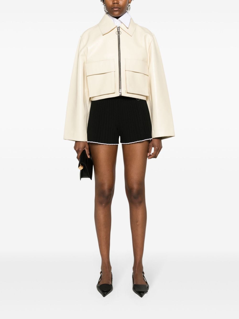 JACQUEMUS Jacquemus Le Short Plissé Knitted Shorts