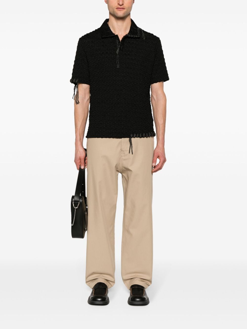 MAISON MARGIELA MM6 Maison Margiela Mid-Rise Straight-Leg Trousers