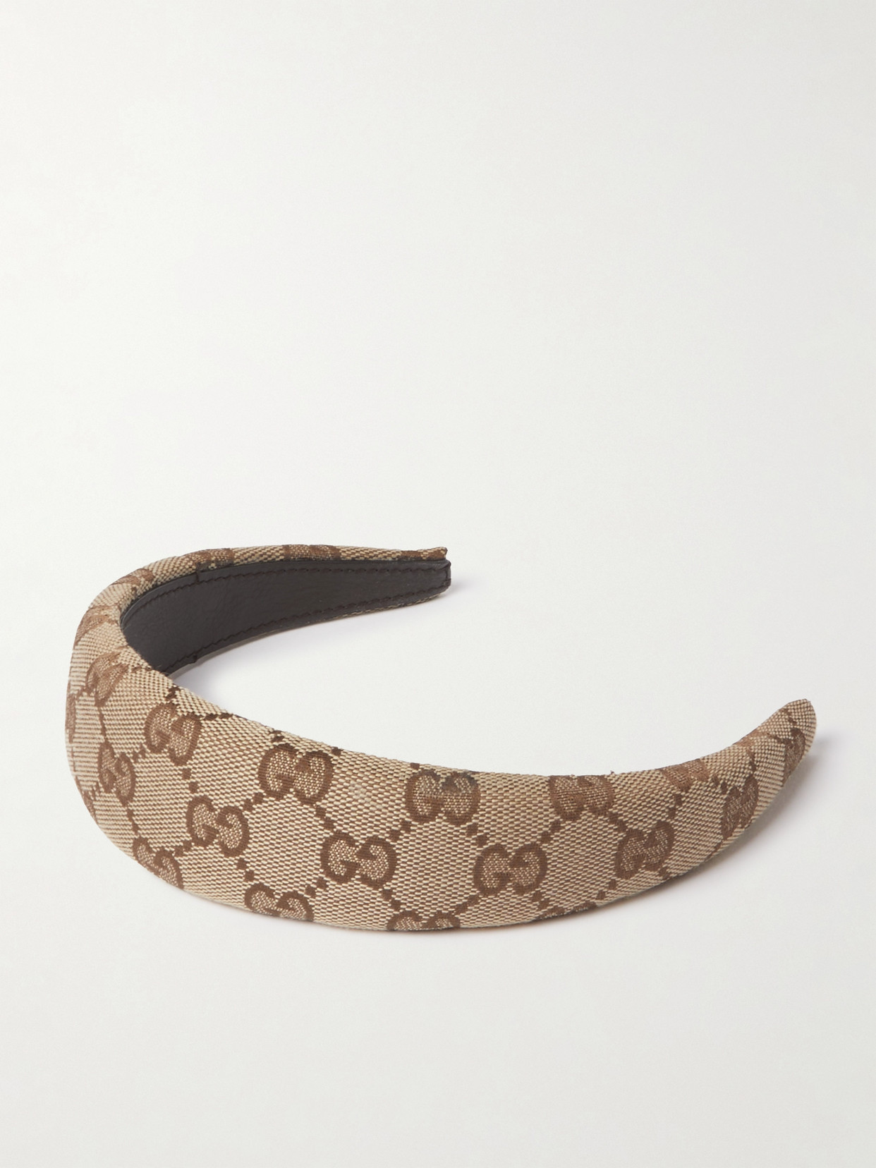 Gucci Beige Monogram Headband with Blue Lining and Cream Accents For Girls Gucci Headband for Women - Etsy main image 3