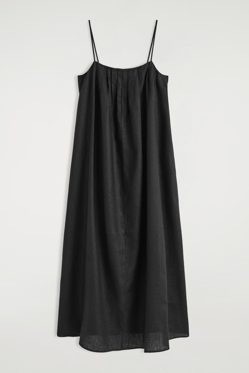 Cos Denim A-Line Mini Dress In Blue - 50% Off | Editorialist