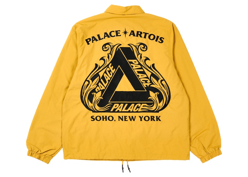 Palace X Stella Artois Coach Jacket - Gold | Editorialist