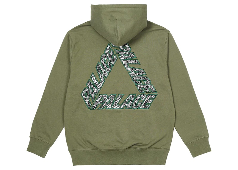 Palace Arc Applique Hoodie - Grey Marl | Editorialist