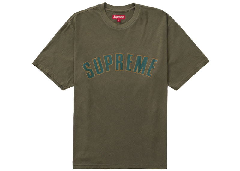 Supreme Cracked Arc S/S Top - Olive | Editorialist