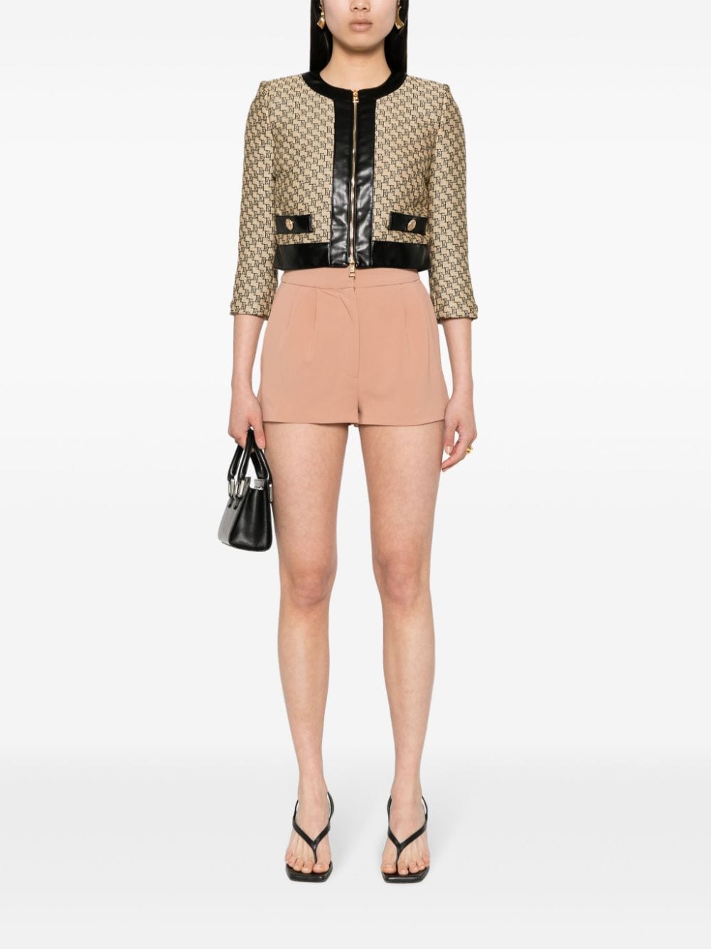 ELISABETTA FRANCHI Elisabetta Franchi Crepe Shorts
