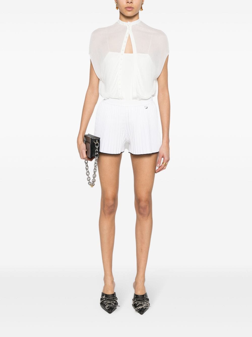 JACQUEMUS Jacquemus Le Short Maille Plissé Shorts