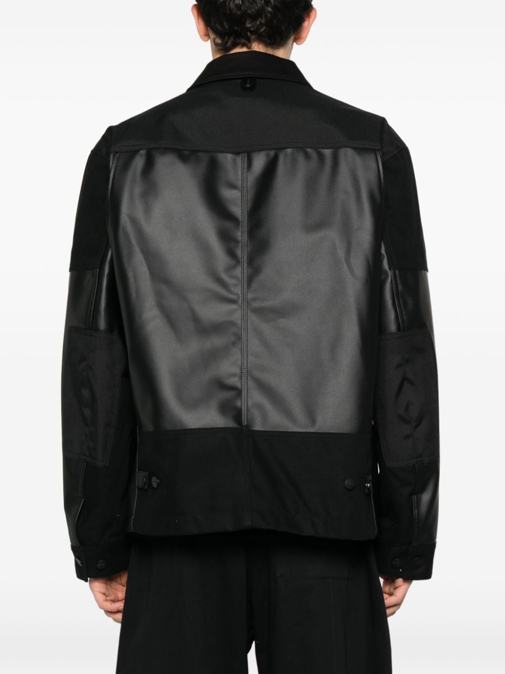 Junya Watanabe X Carhartt Panelled Jacket In Black - 70% Off