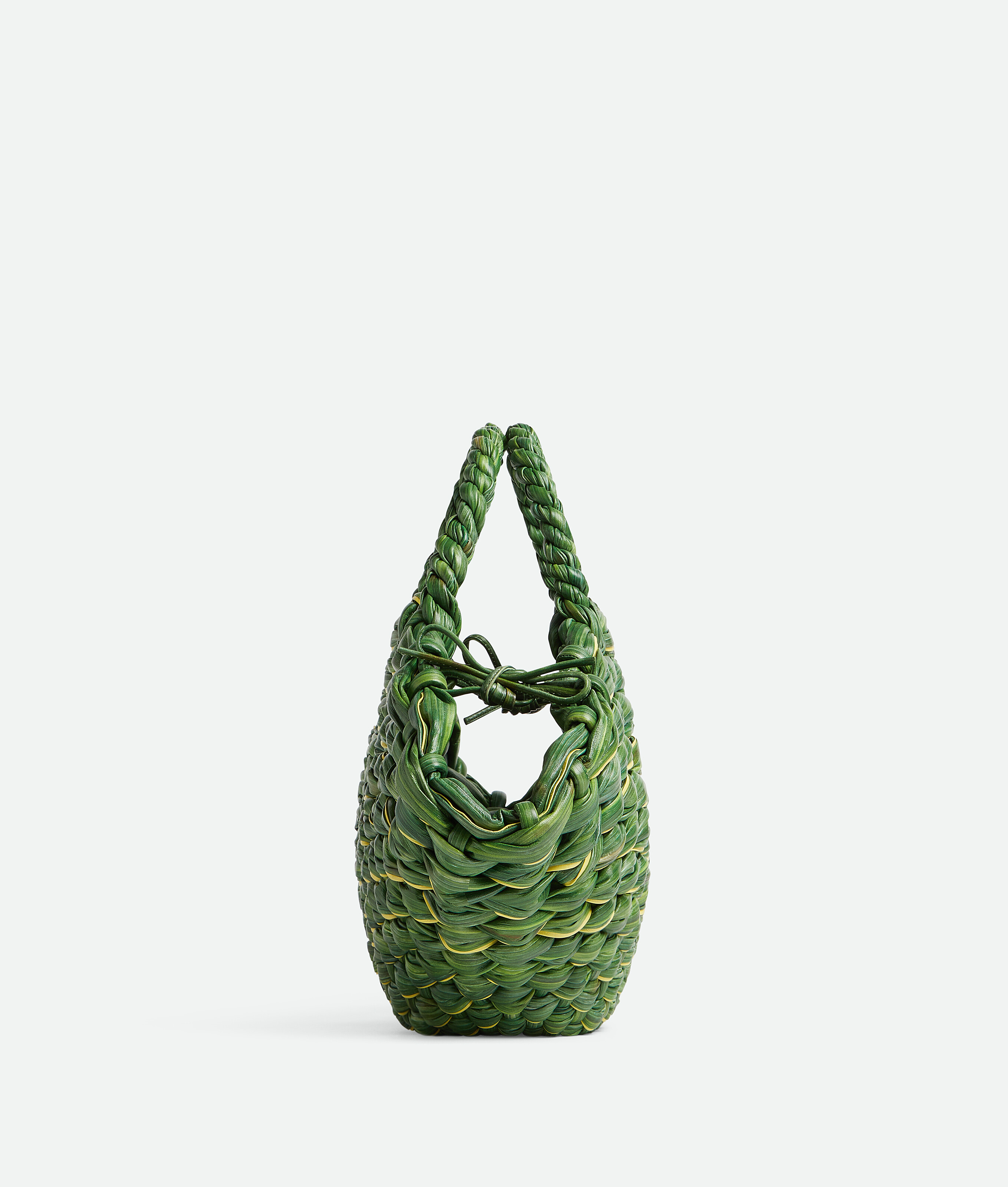 Bottega Veneta Small Clam - Green | Editorialist