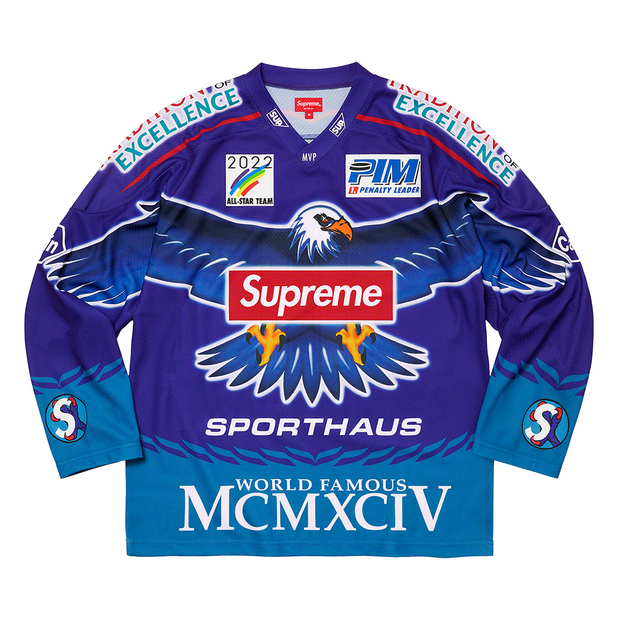 Supreme Demon Hockey Jersey - Black | Editorialist