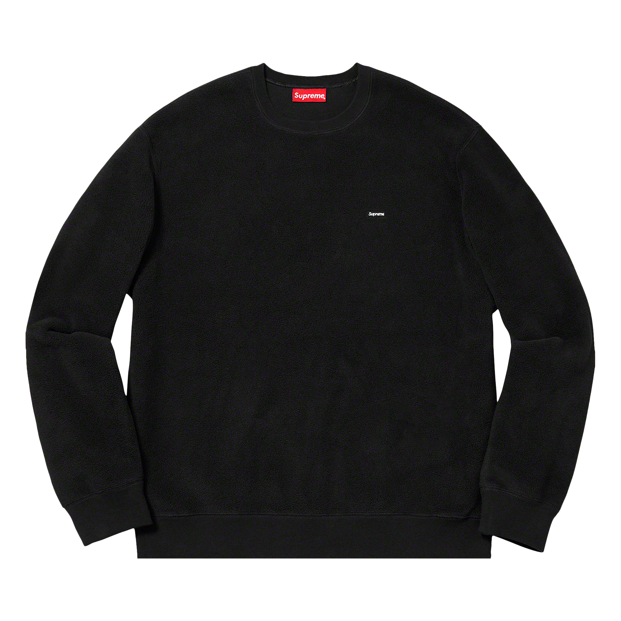 Supreme Small Box Raglan Crewneck - Black | Editorialist