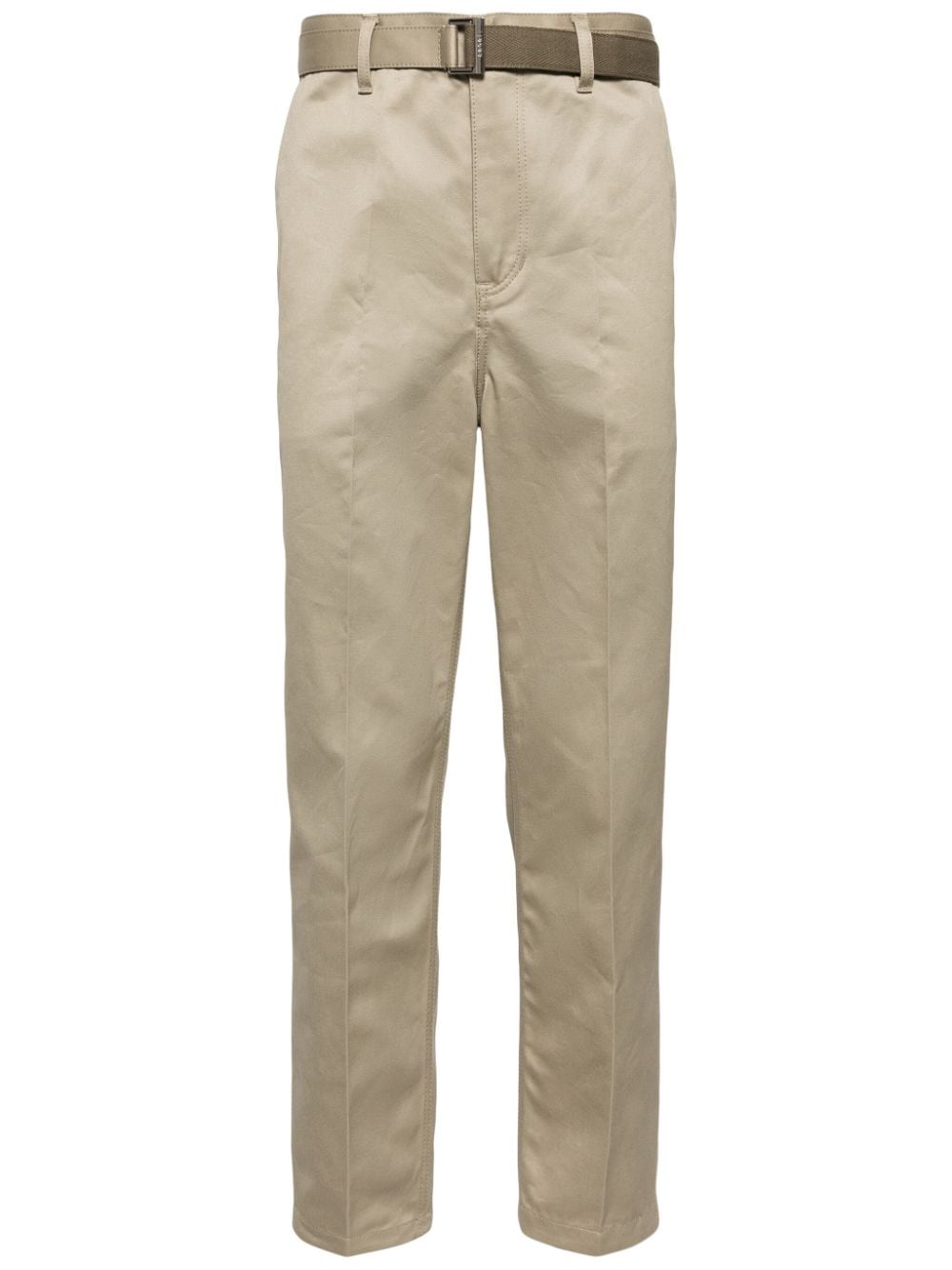 Sacai Cotton Chino Pants For In Beige - 62% Off | Editorialist