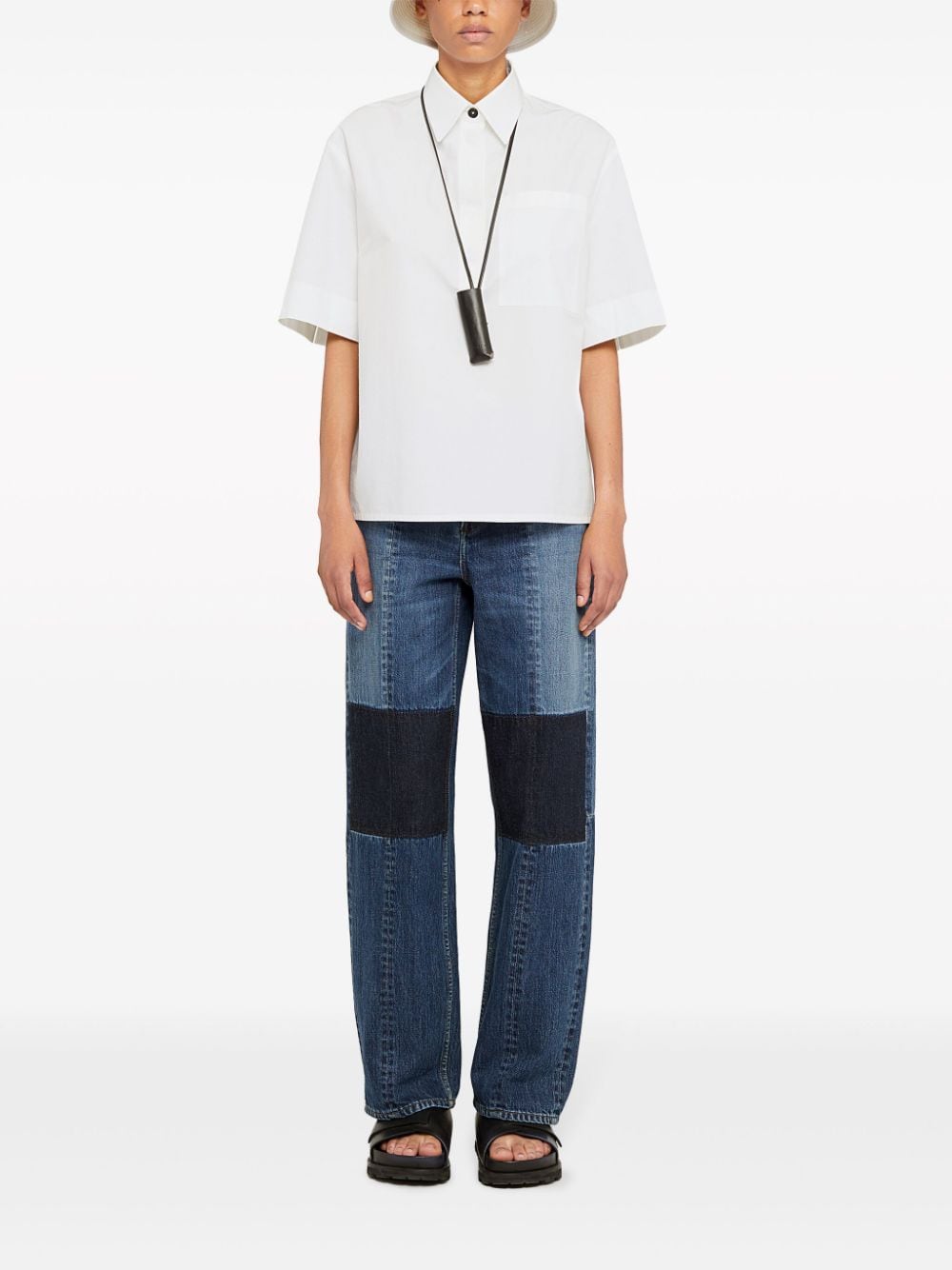 JIL SANDER Jil Sander Straight-Leg Cotton Trousers