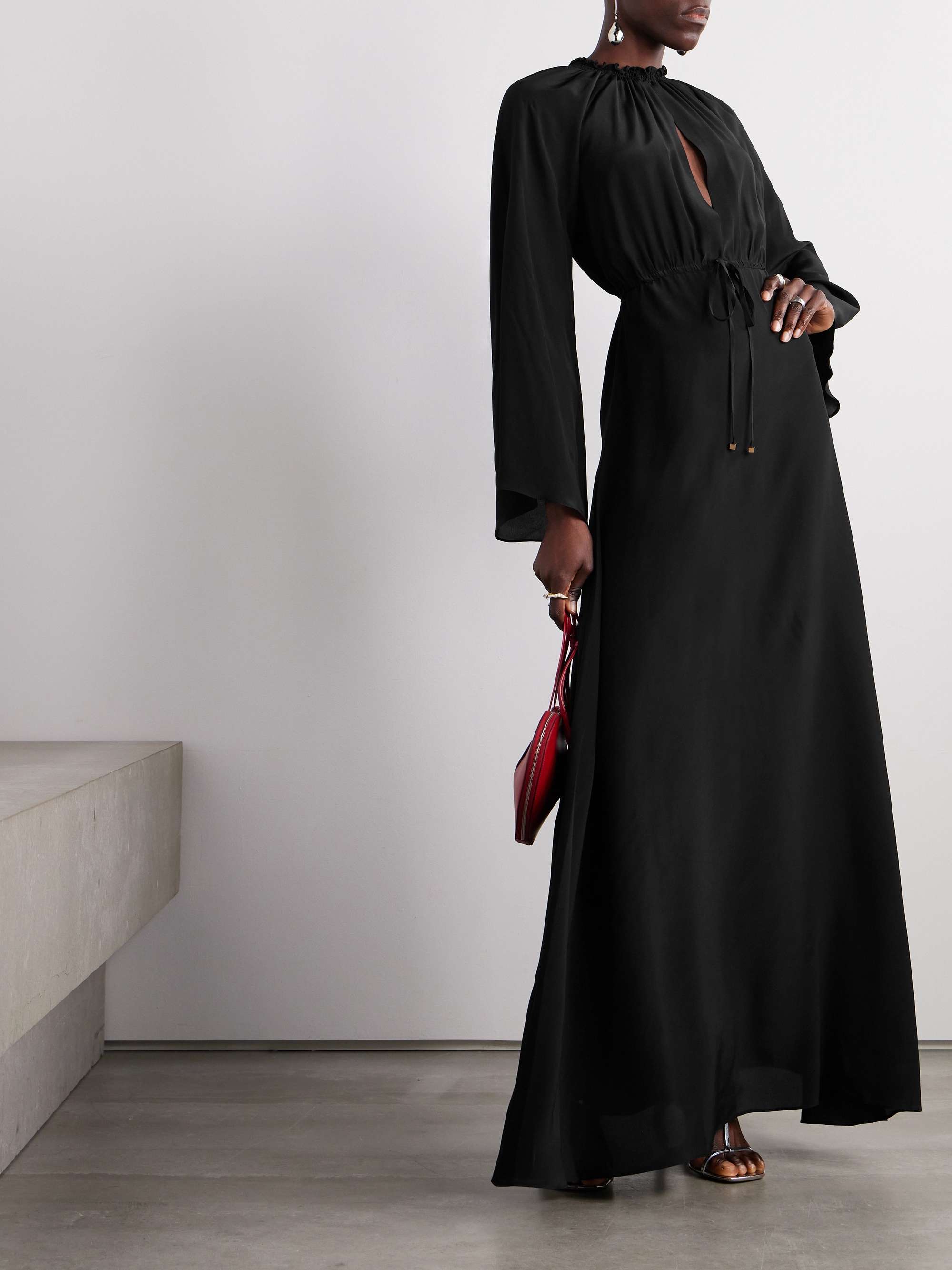 chinese dress ladies Rent Dodo Bar Or Isla Jacquard Maxi Dress
