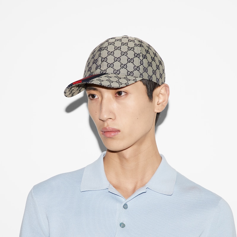 Gucci Original Gg Baseball Hat Gg Canvas - Blue | Editorialist