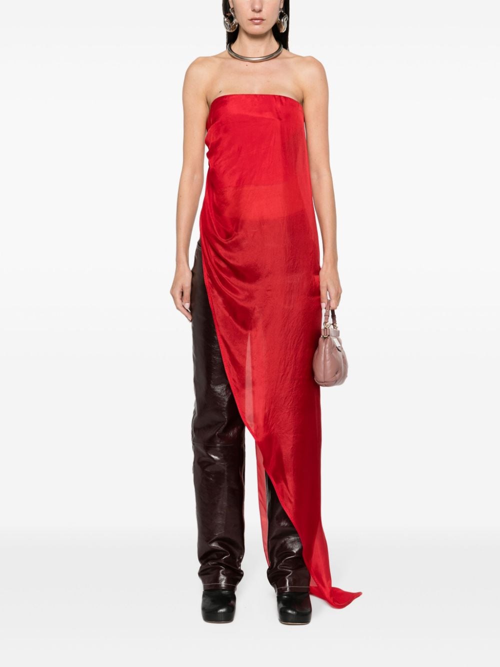 RICK OWENS Rick Owens Strapless Long Top
