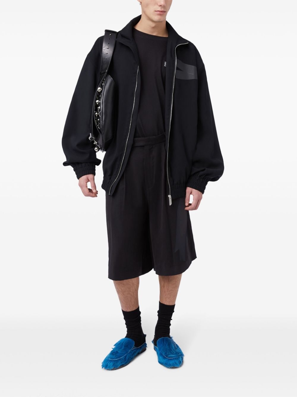 GCDS Logo-Tape Bomber Jacket