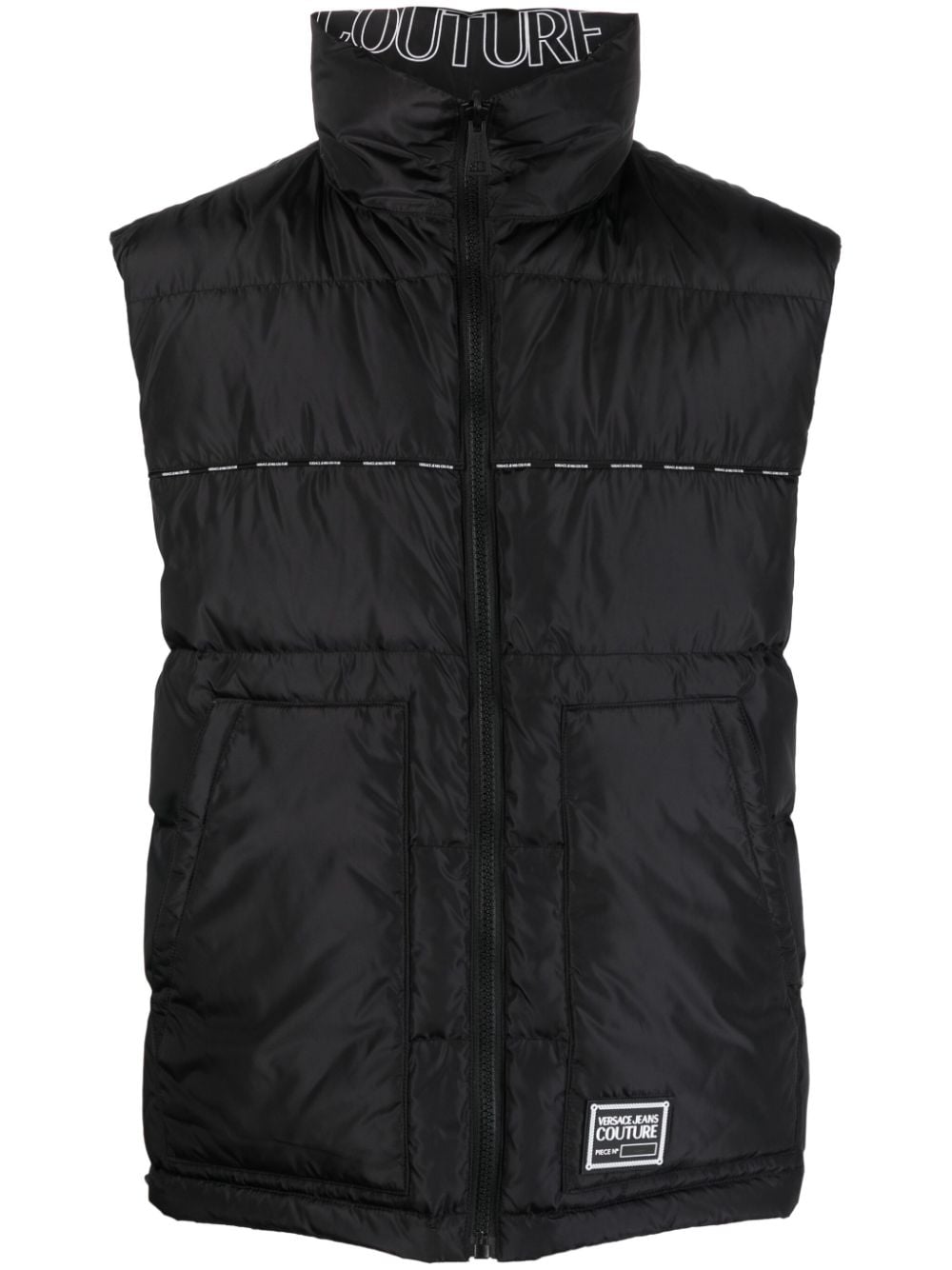 Supreme Reversible Faux Shearling Work Vest - Black