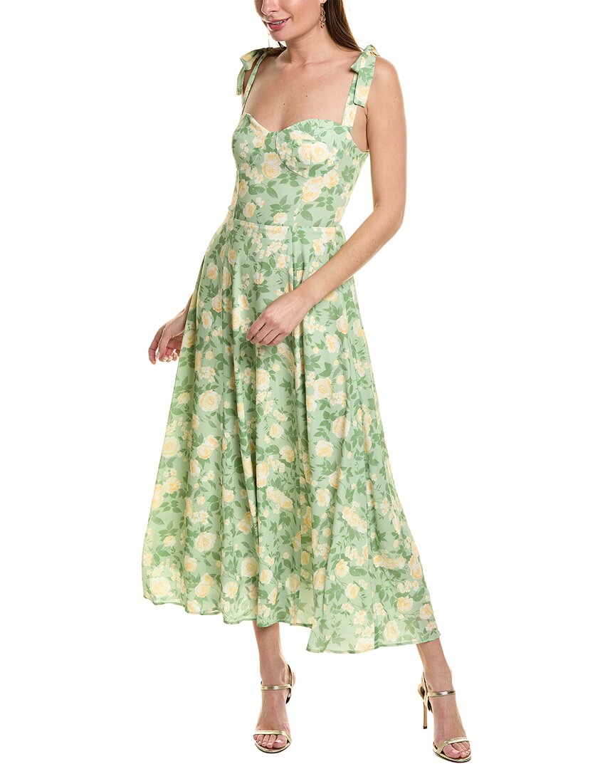 midi seraphina dress green Rat & Boa Seraphina Dress Green main image 1