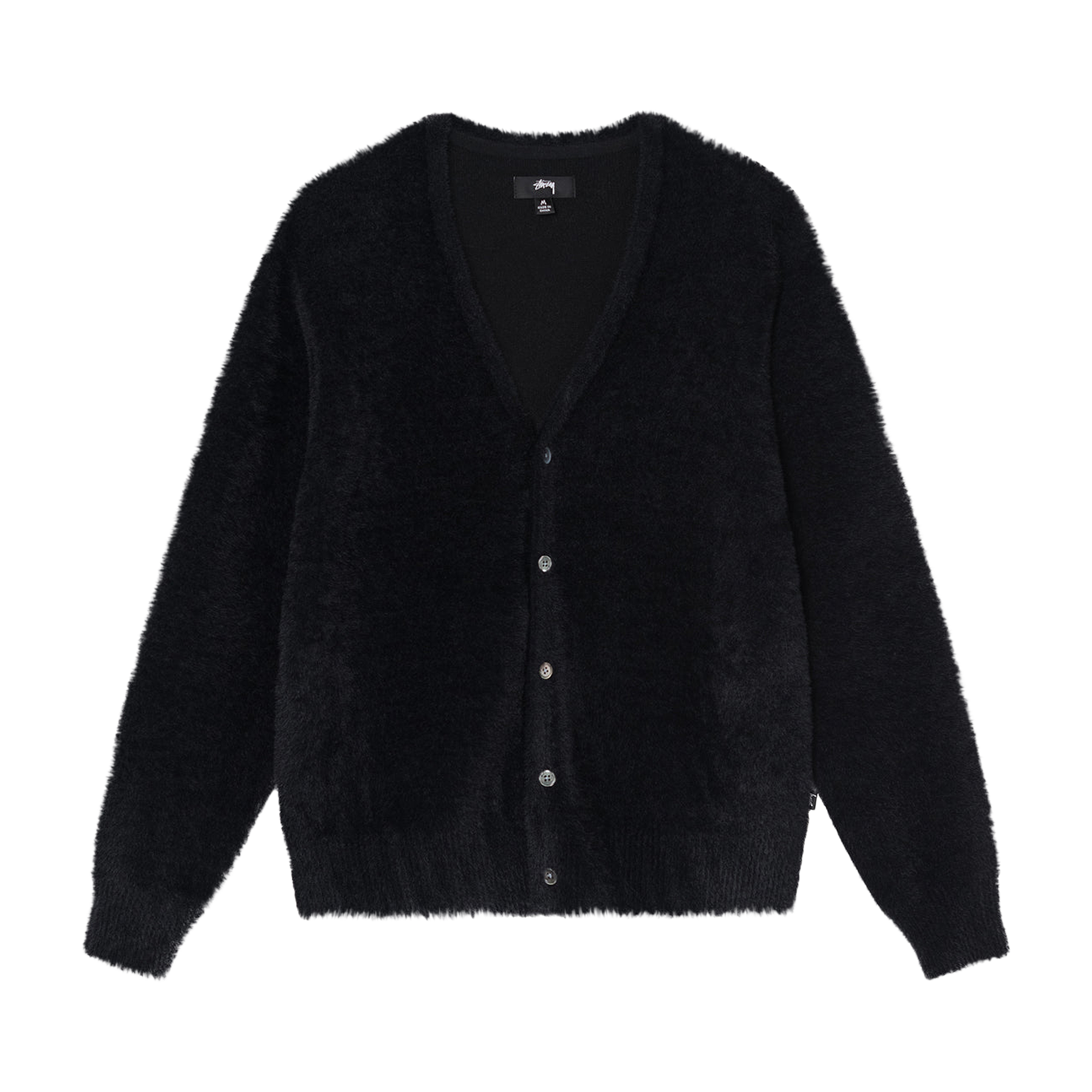 StüSsy X Denim Tears Suits Cardigan - Black | Editorialist