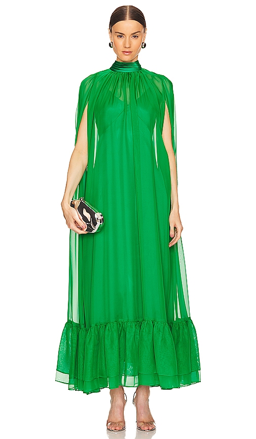 alice and olivia green dress Alice + Olivia Marina Tiered Easy Mini Dress, 2 / Green