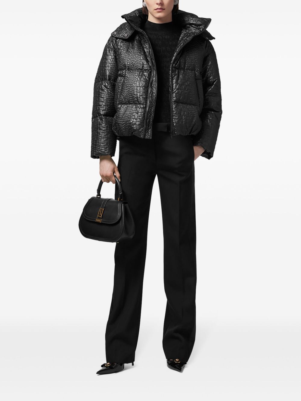 VERSACE Versace Straight-Leg Virgin Wool Trousers