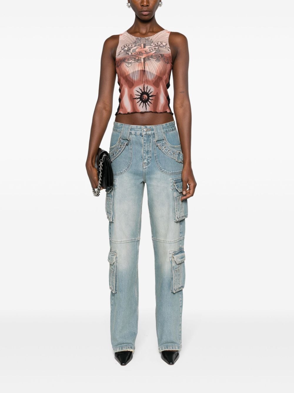 MISBHV MISBHV Harness Low-Rise Cargo Jeans