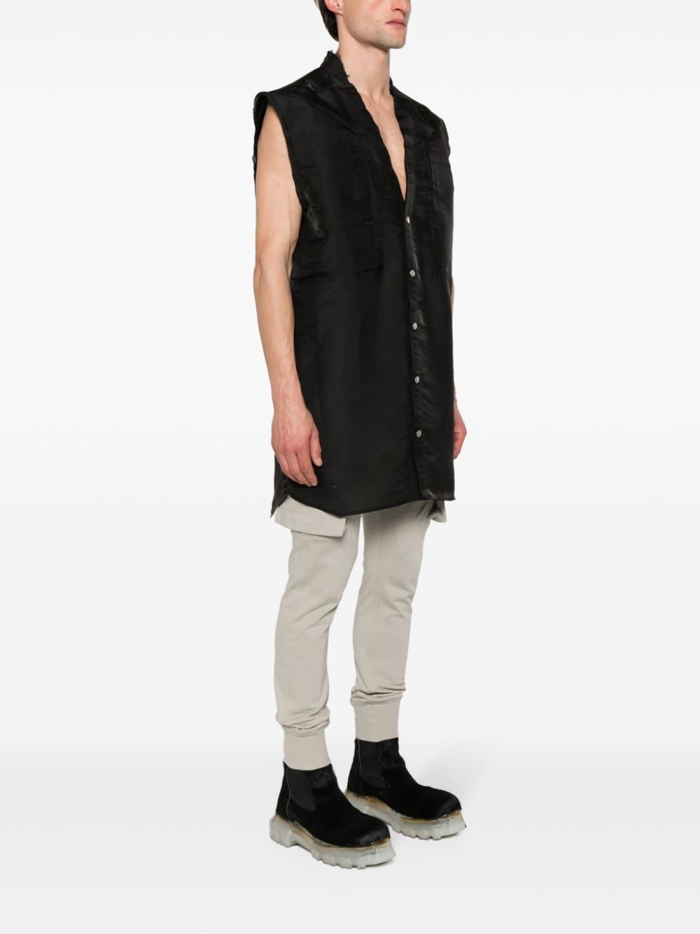 RICK OWENS Rick Owens Raw-Cut Detailing Vest