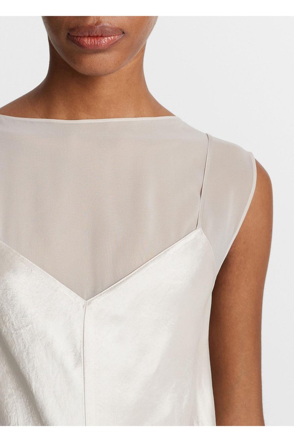 off white dress design Libas Women Woven Cotton Blend Panelled A-Line One Piece cowl neck bodycon dress Experience timeless style with Color:Bloom & Breeze LAMARQUE Ashley Dress in