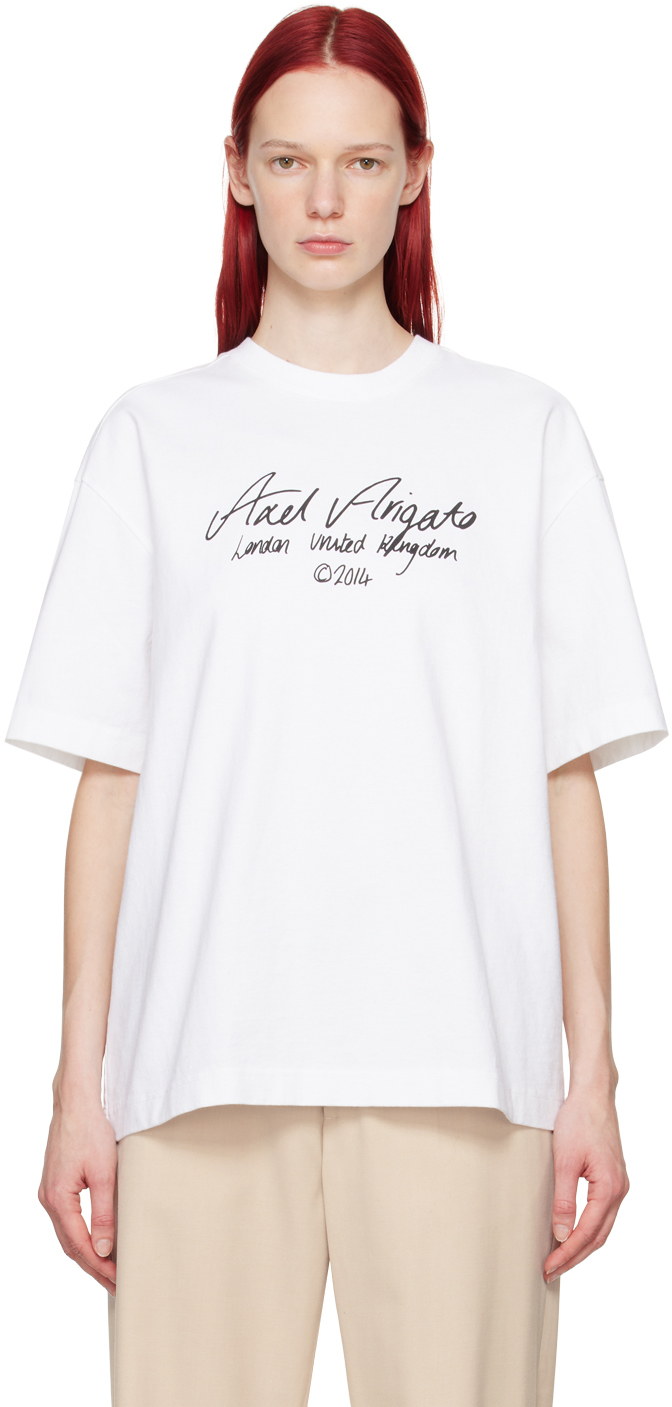 Axel Arigato Essential T-Shirt In White 68% Off Editorialist