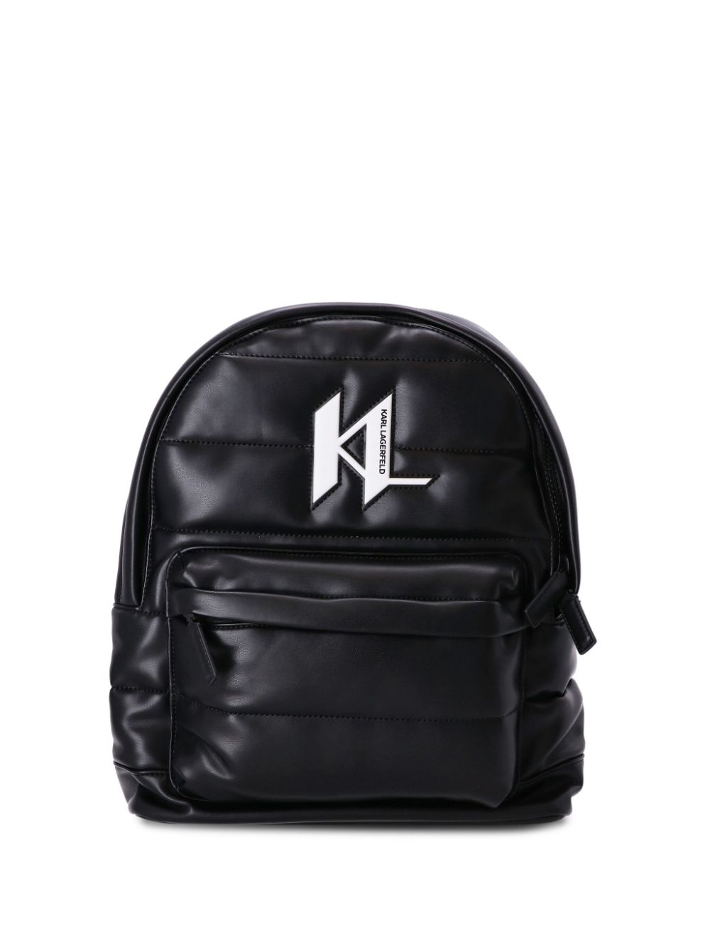 Karl Lagerfeld K/Monogram Puffer Backpack - Black | Editorialist