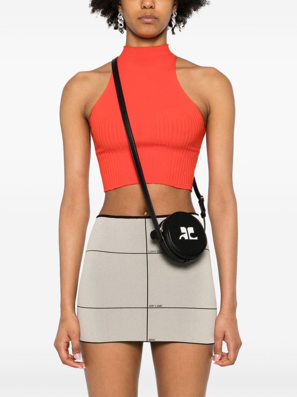 COURREGES Courrèges Re-edition Circle Crossbody Bag