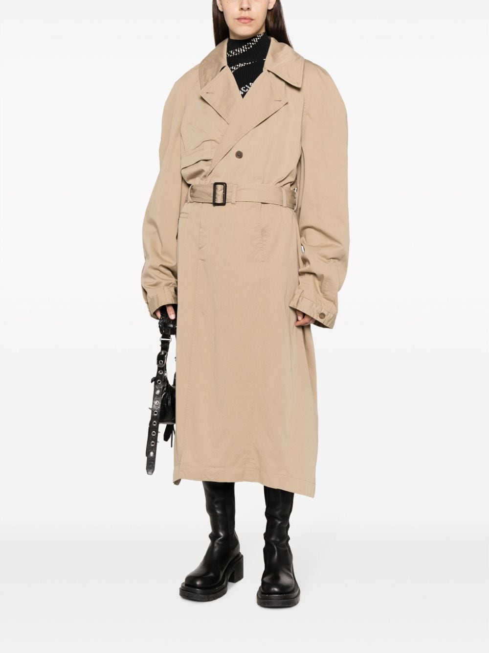 BALENCIAGA Belted Trench Coat