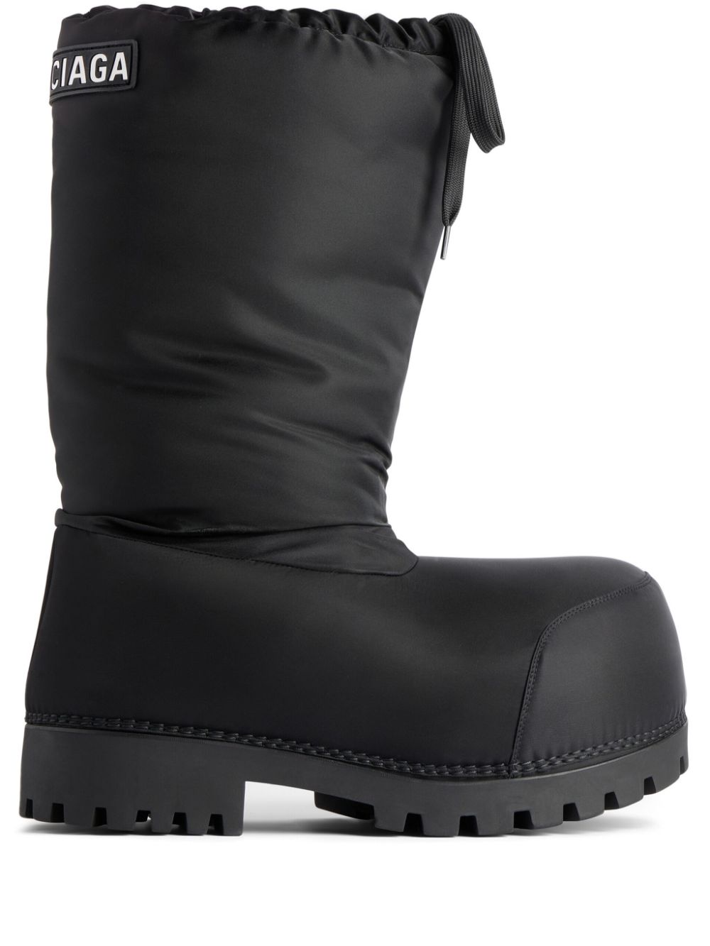 Balenciaga Alaska Logo-Appliqué Boots In Black - 29% Off