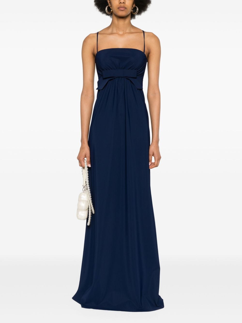 CHIARA BONI LA PETITE ROBE CHIARA BONI La Petite Robe Alga Bow-Detail Maxi Dress