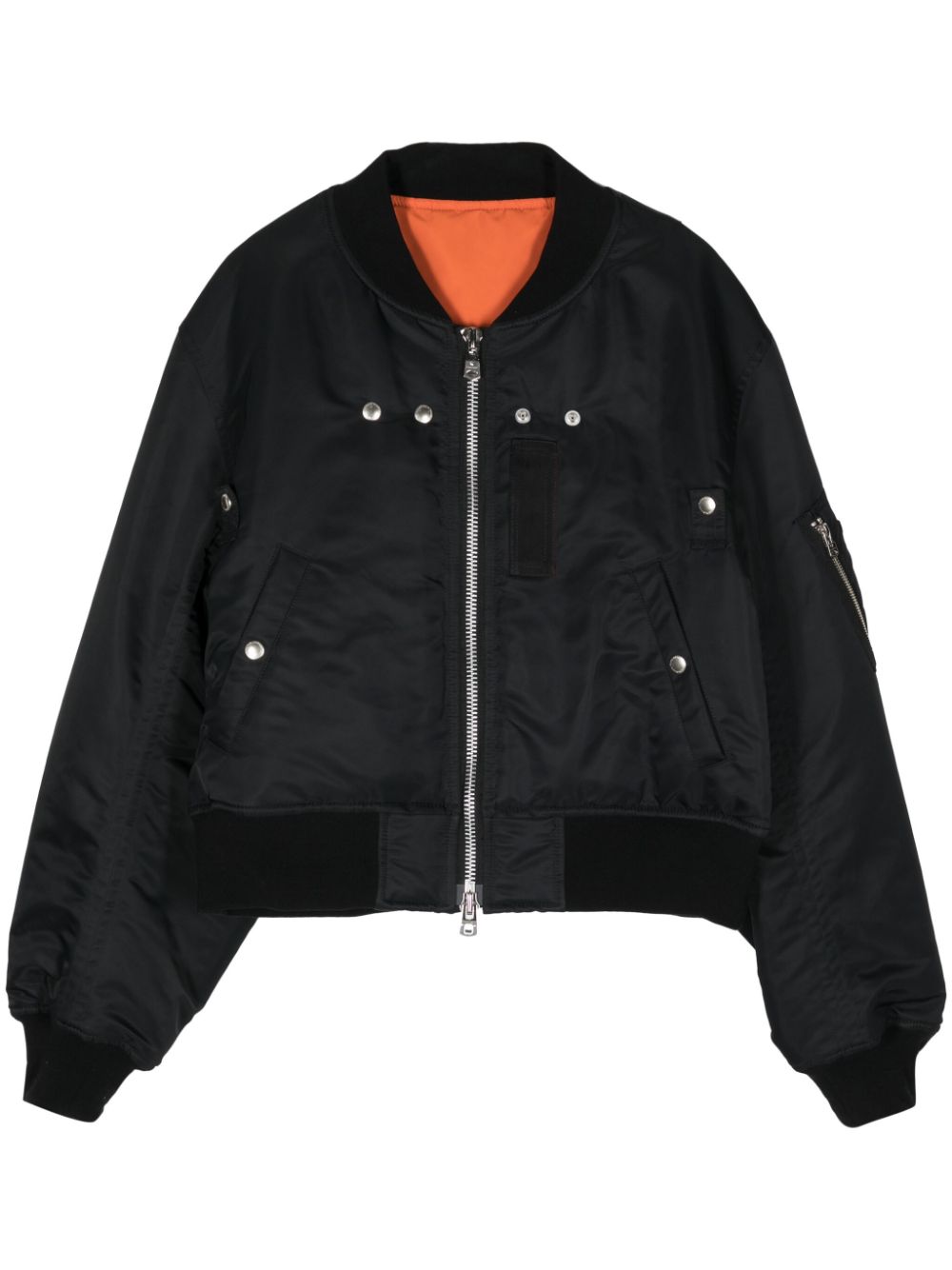 Takahiromiyashita Thesoloist. Drop-Shoulder Bomber Jacket In Black 