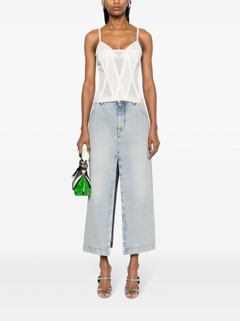 DARKPARK DARKPARK Erika Denim Midi Skirt