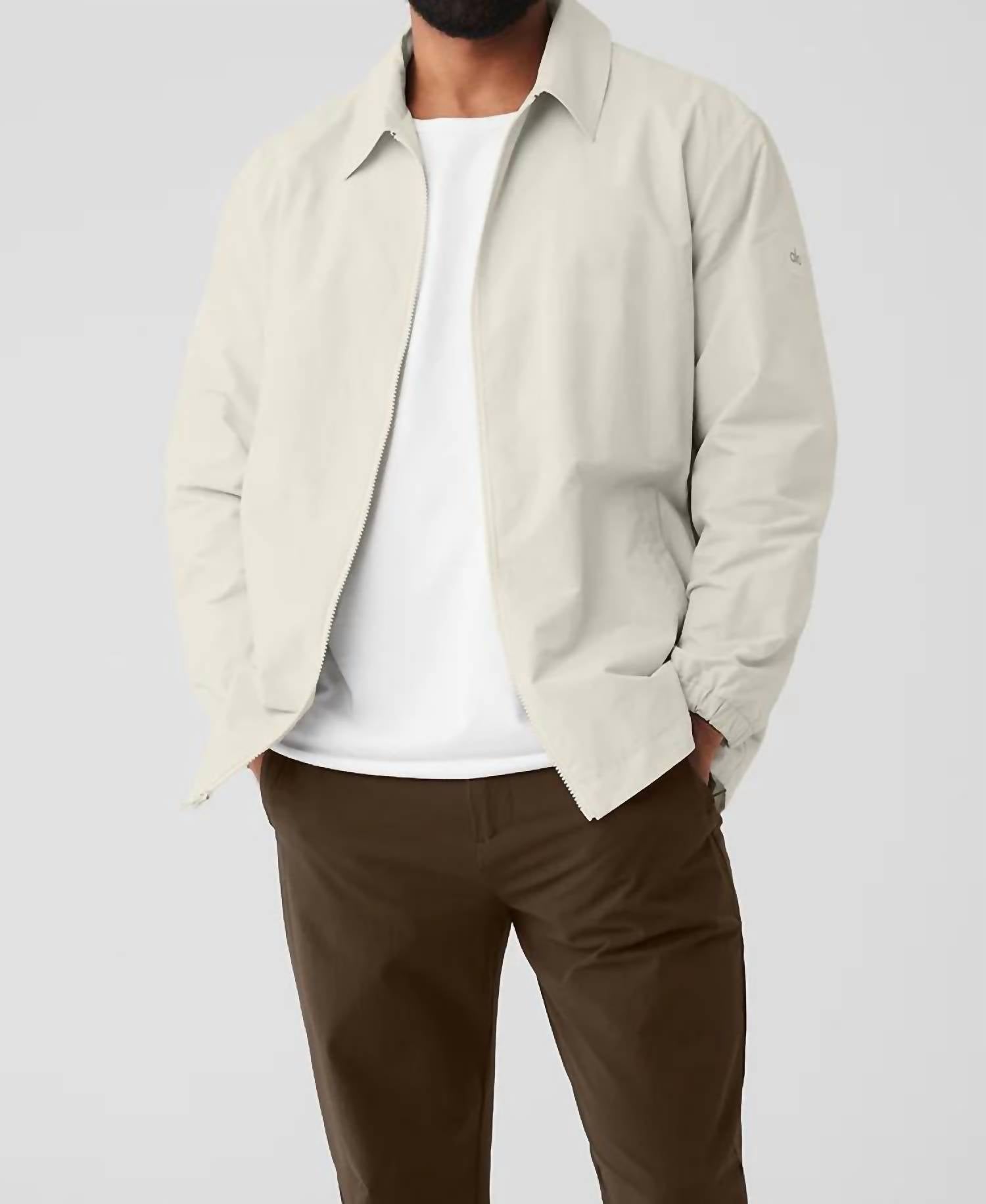 Alo Yoga Torrent Overshirt Jacket In Bone In Beige - 41% Off