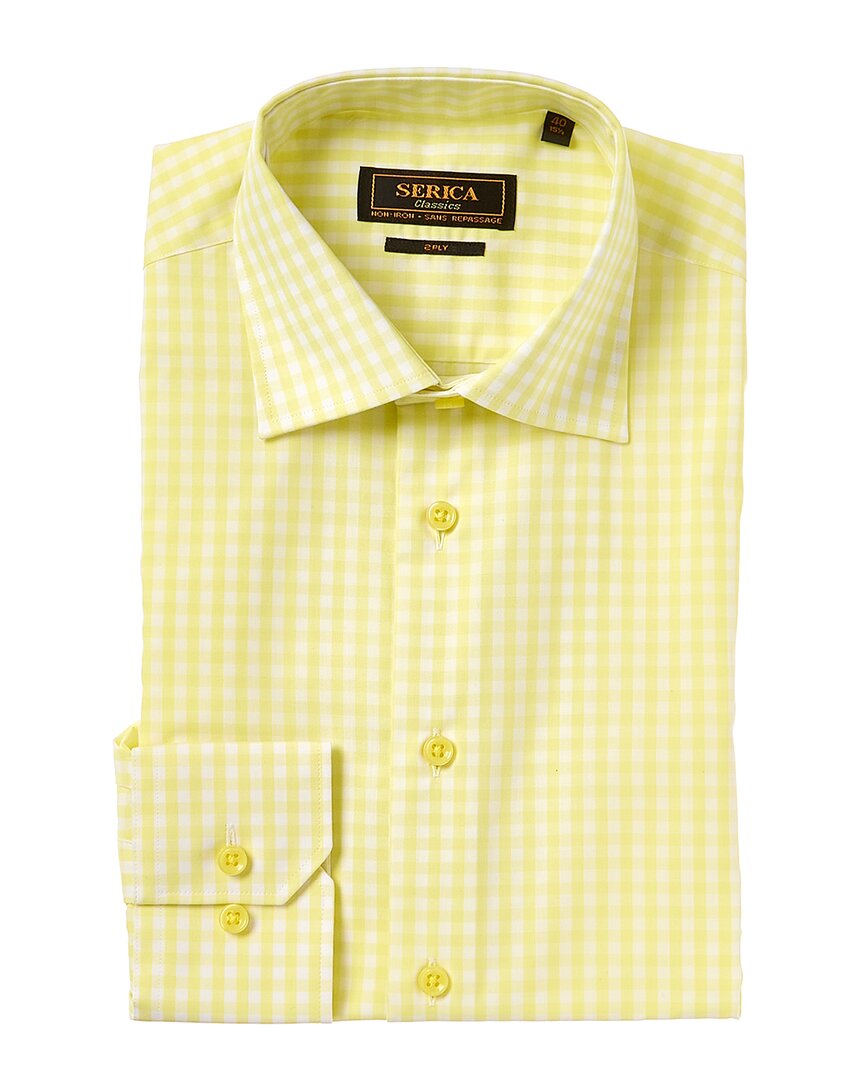 Elite Serica Classics Dress Shirt In Yellow - 64% Off | Editorialist