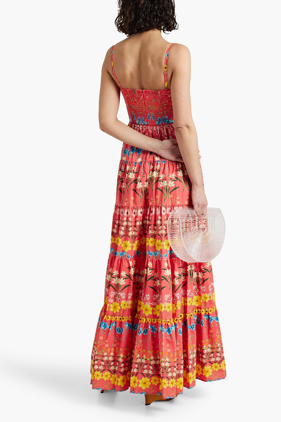 cara cara delilah floral maxi dress Cara Cara Delilah Floral Cotton Maxi Dress - Heron Navy