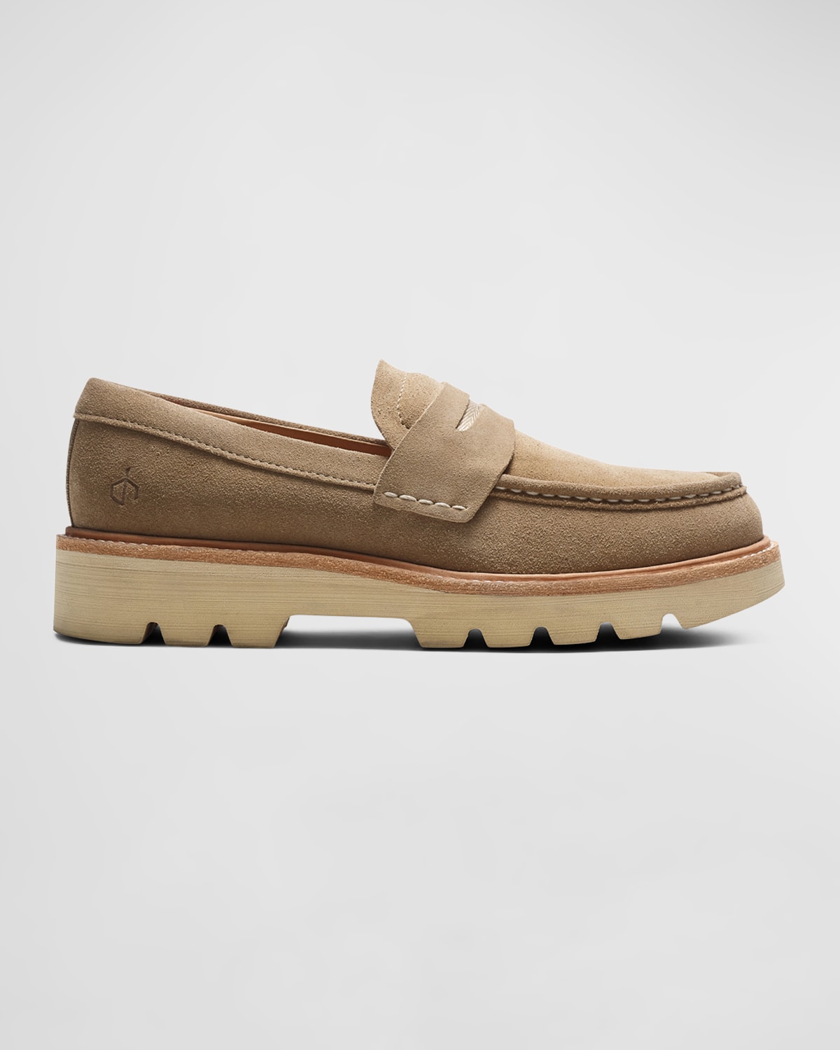 Rag & Bone Leather Penny Loafers - Nougat | Editorialist display picture 1