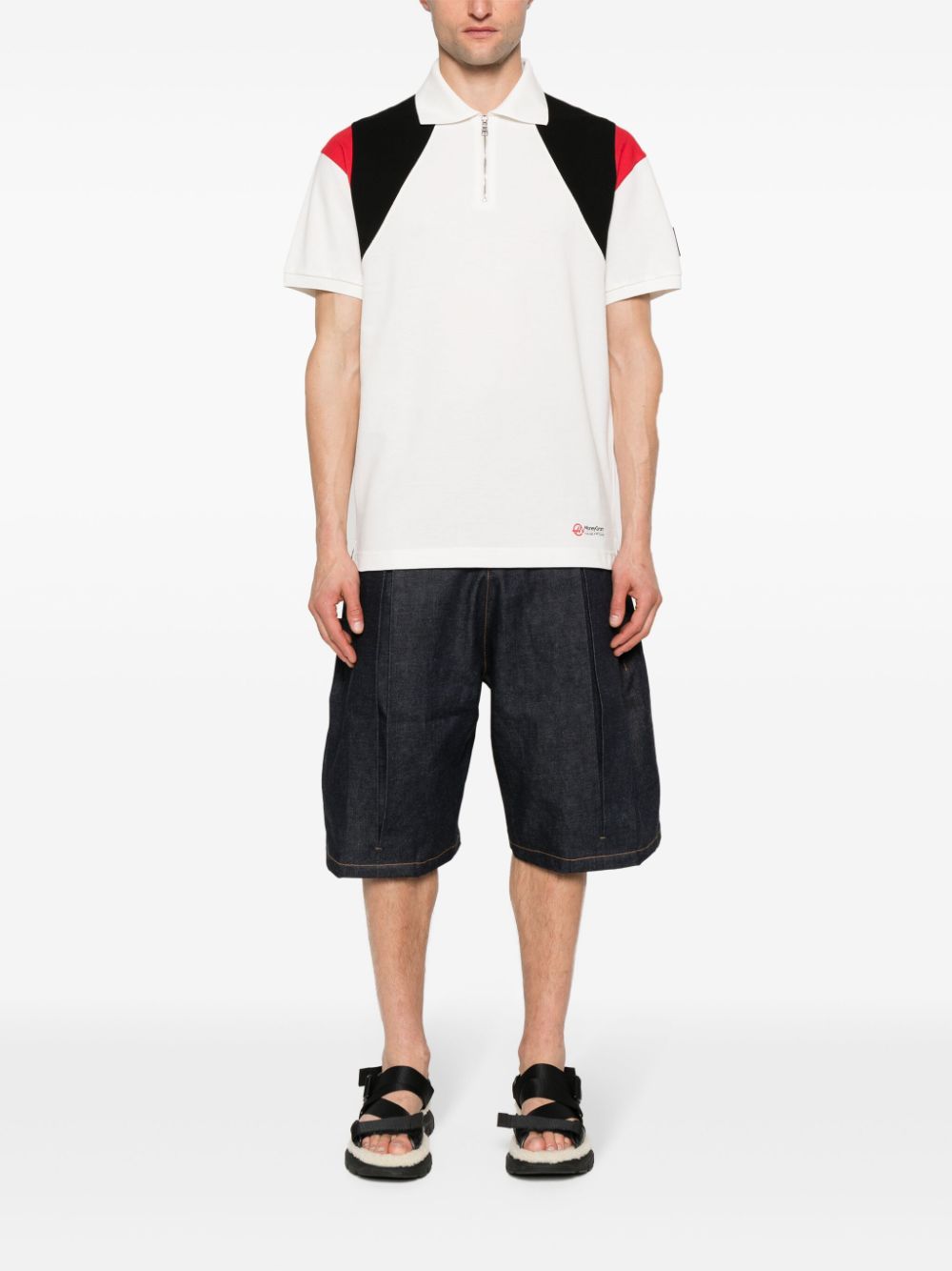 PALM ANGELS moneygram haas f1 polo shirt