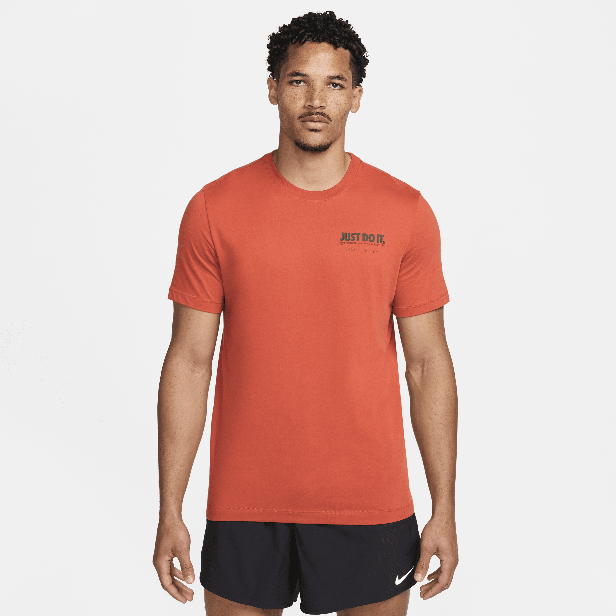 Nike Dri-Fit Running T-Shirt In Orange - 28% Off | Editorialist