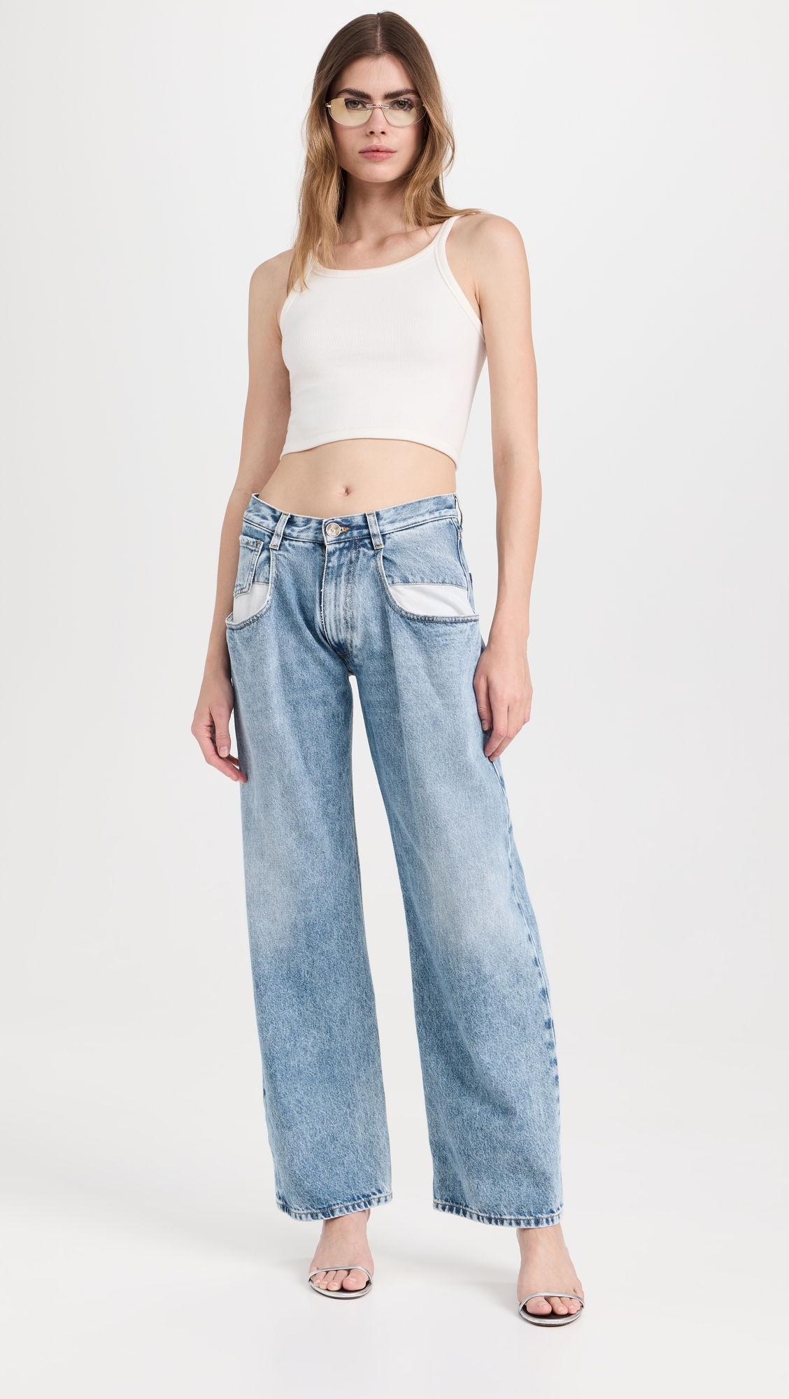 MAISON MARGIELA Maison Margiela Straight Jeans with Contrast Pockets