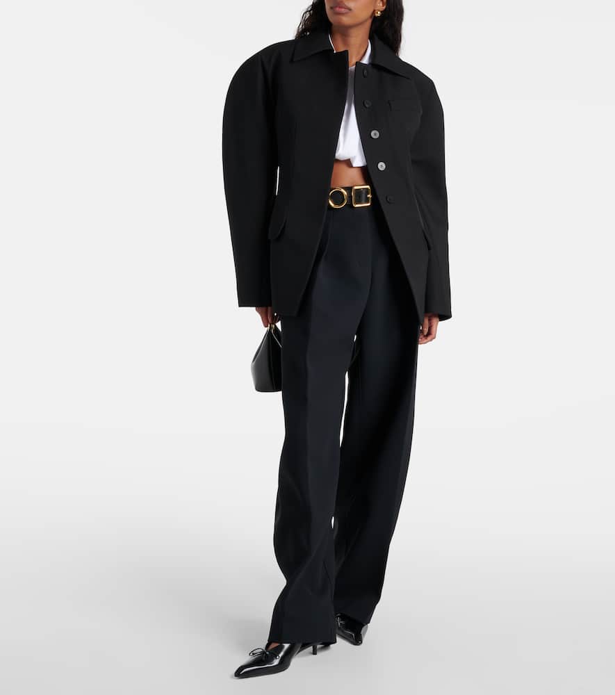 JACQUEMUS La Veste Castagna Virgin Wool Jacket